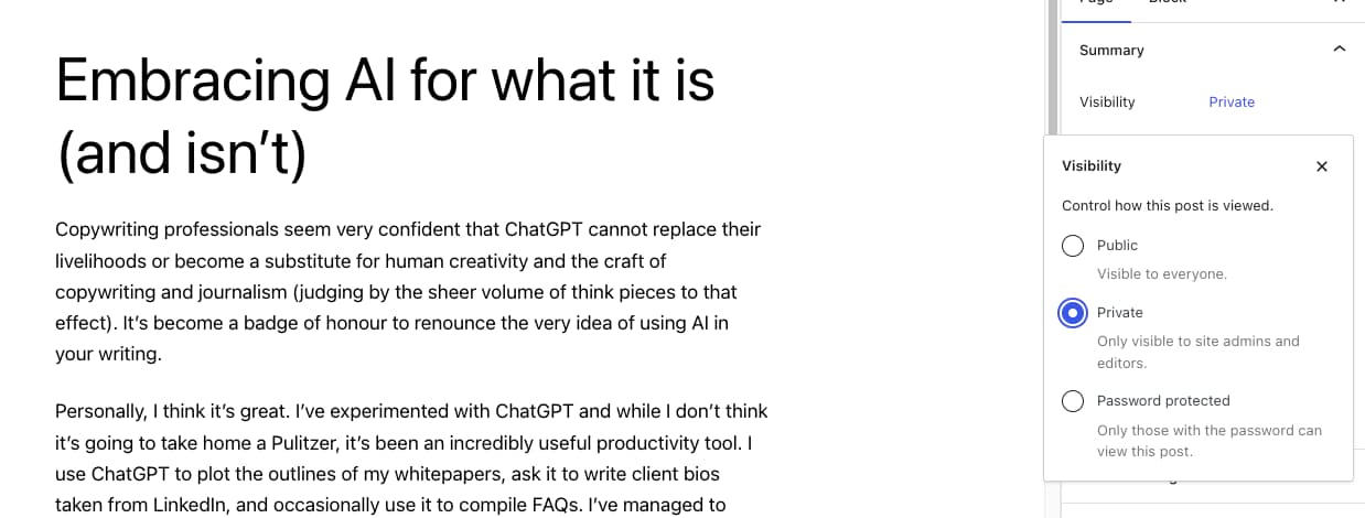 How to Unpublish a Page in WordPress (3 Methods)