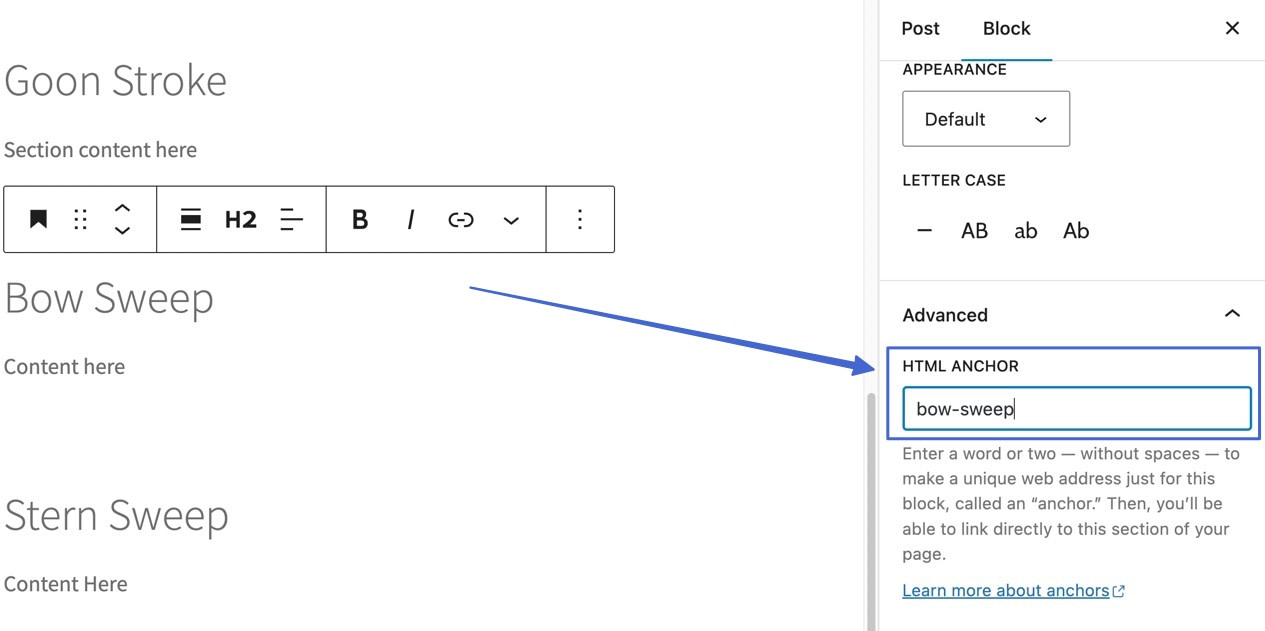 Anchor Links In Wordpress How To Use Them Correctly