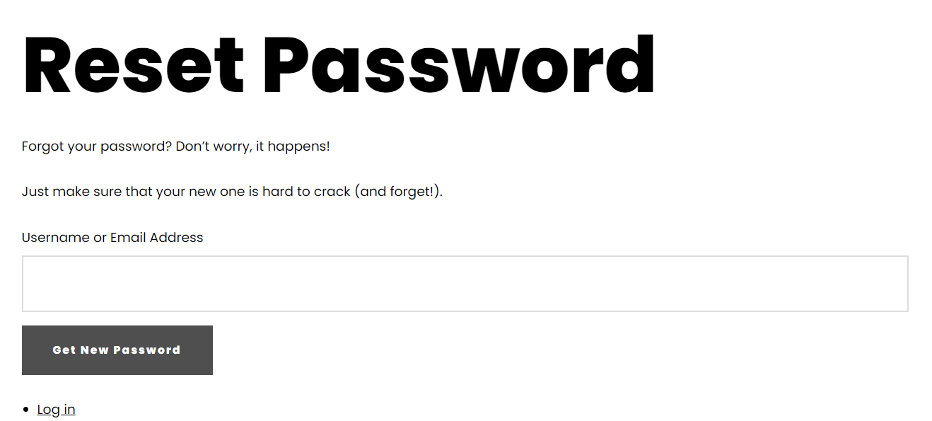 How To Create A Wordpress Custom Reset Password Page 1676