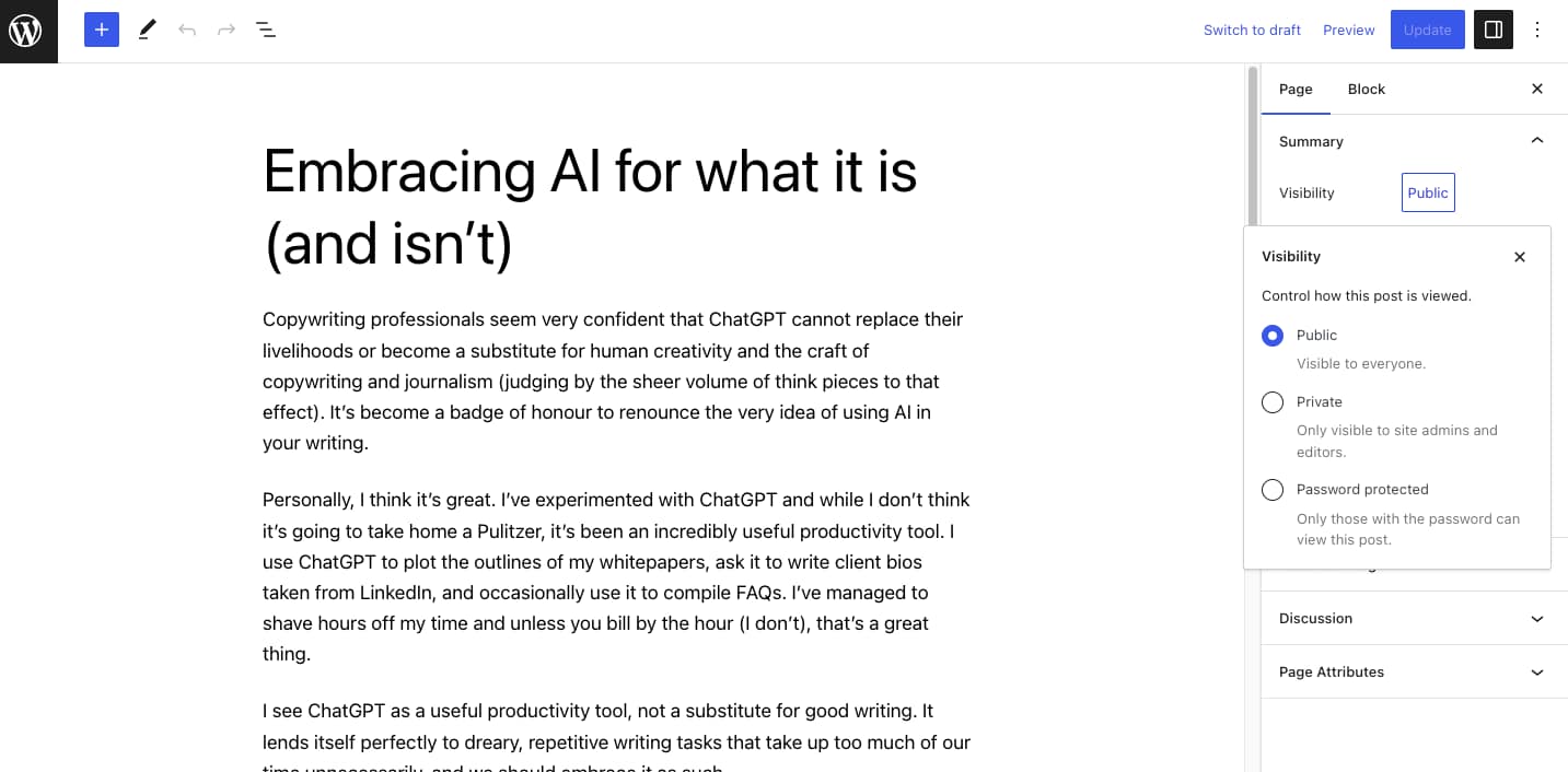 How to Unpublish a Page in WordPress (3 Methods)