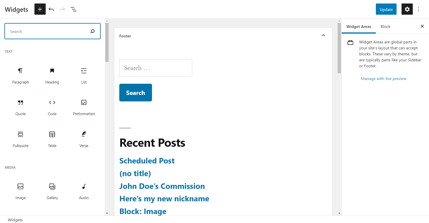 How To Use The New Block Based WordPress Widget Editor