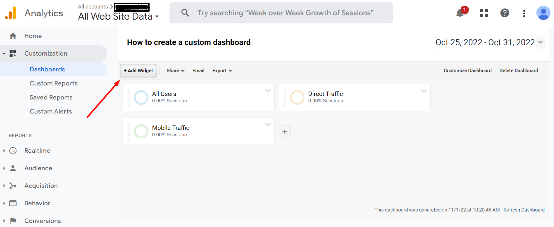 Why and How to Create Custom Google Analytics Dashboards