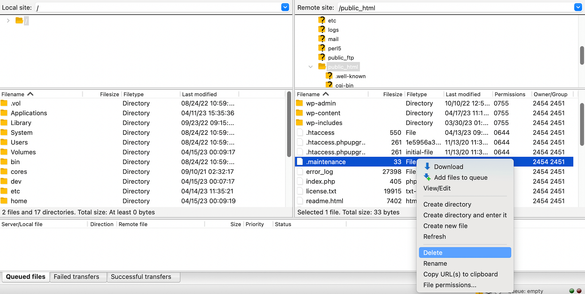 How to Fix WordPress Stuck in Maintenance Mode in Three Steps