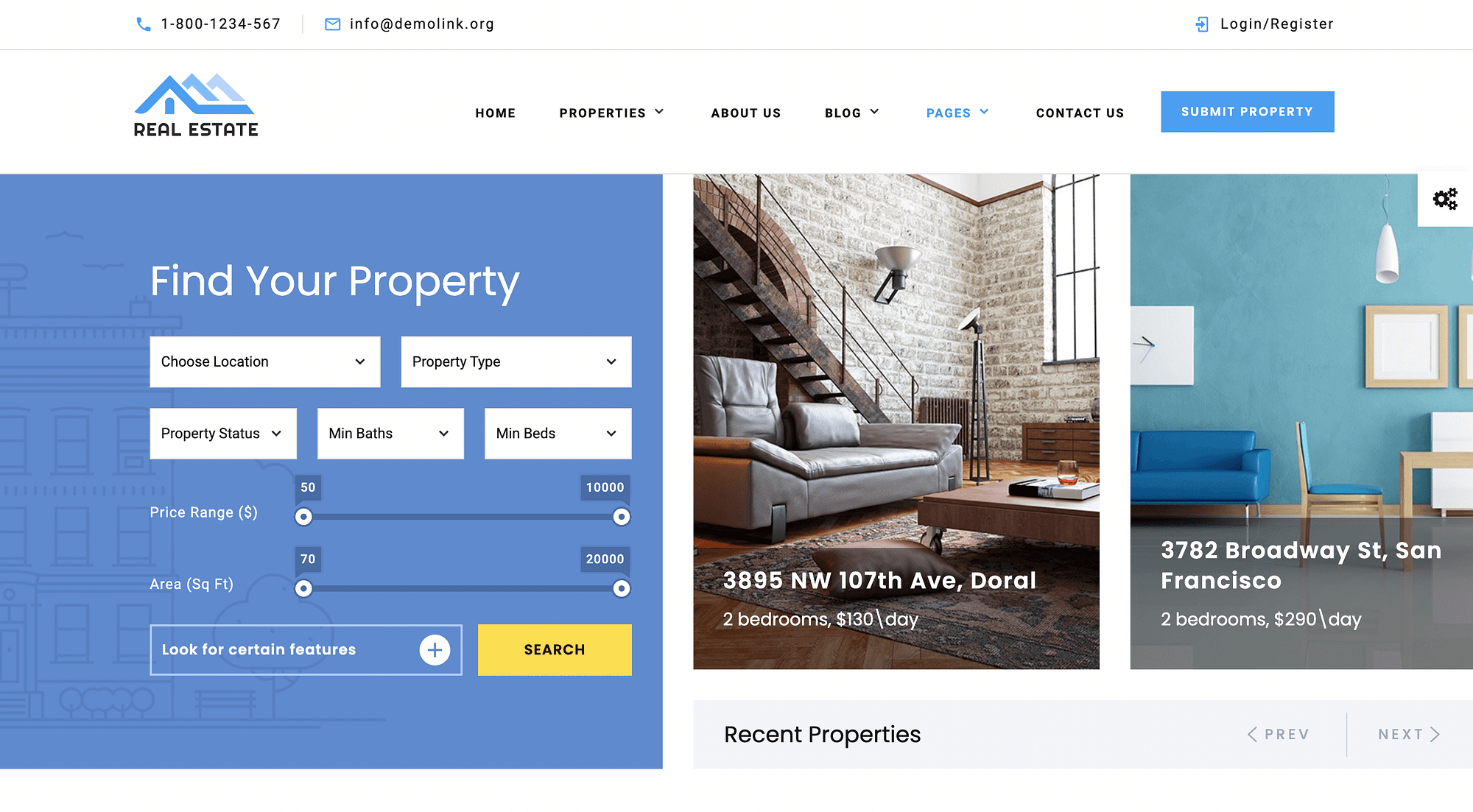 8 Modern Property Management Website Templates for 2024