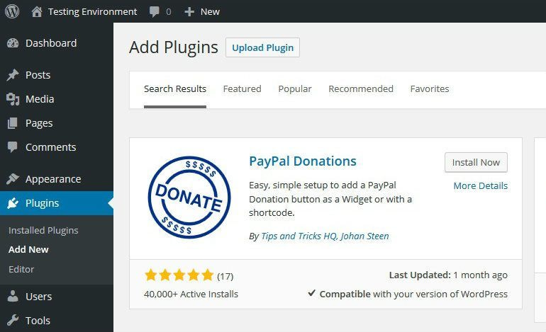 PayPal Donations with WordPress - How to Allow Them