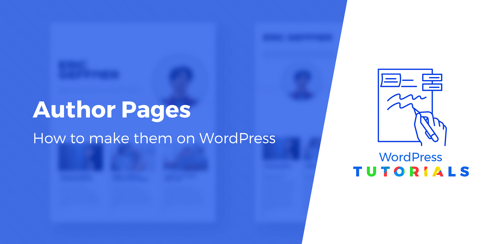 WordPress Author Pages How To Make Custom Author Pages