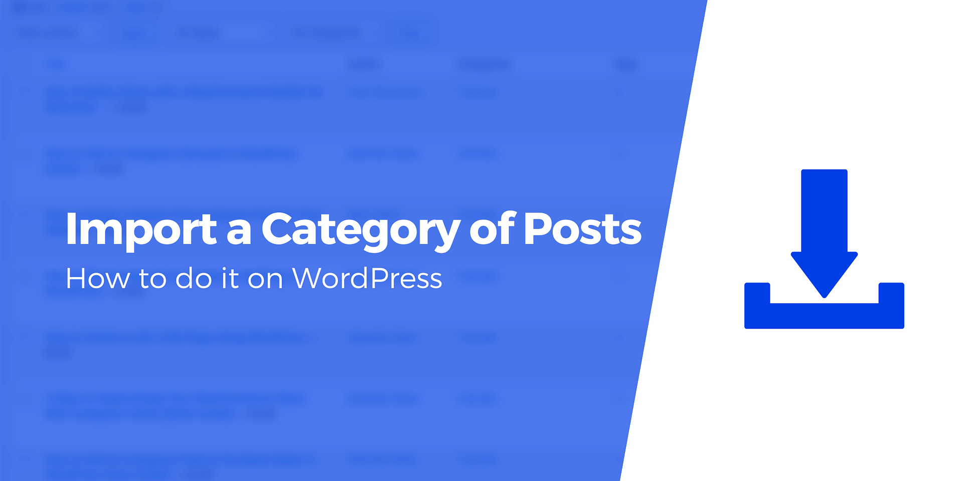 How to Import a Category of Posts from Another Site (In 4 Steps)