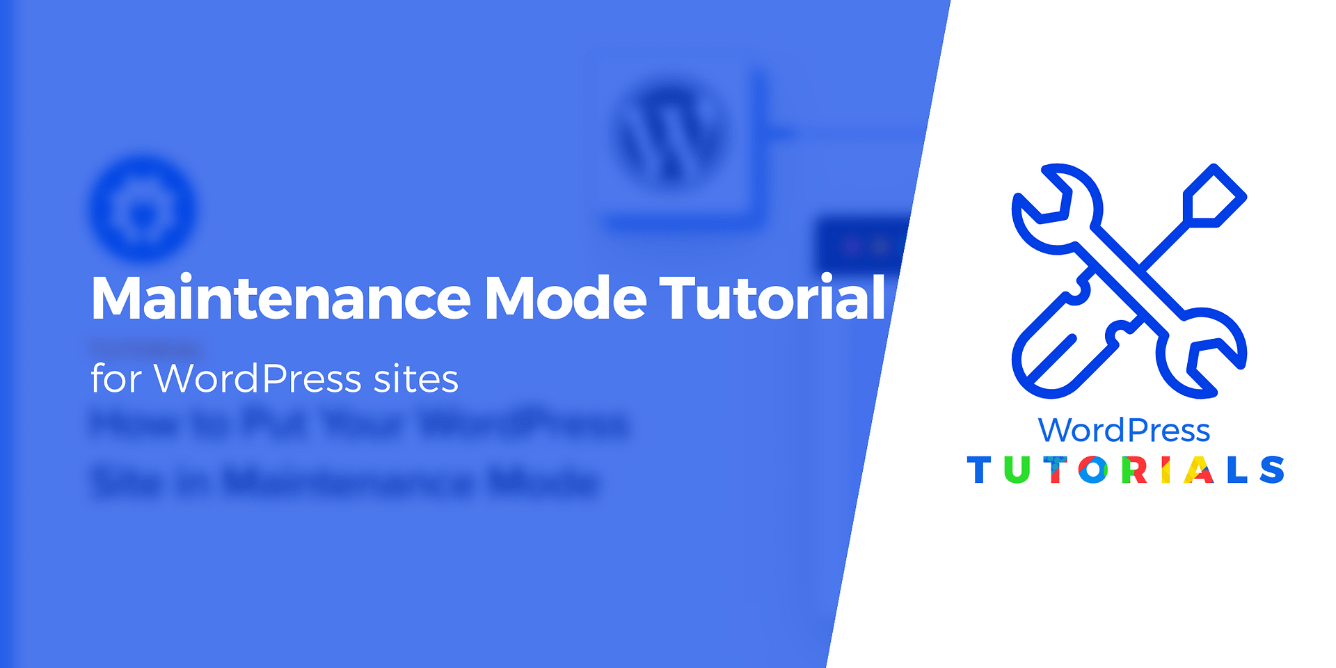 WordPress Maintenance Mode Tutorial - With Elementor and Zelle