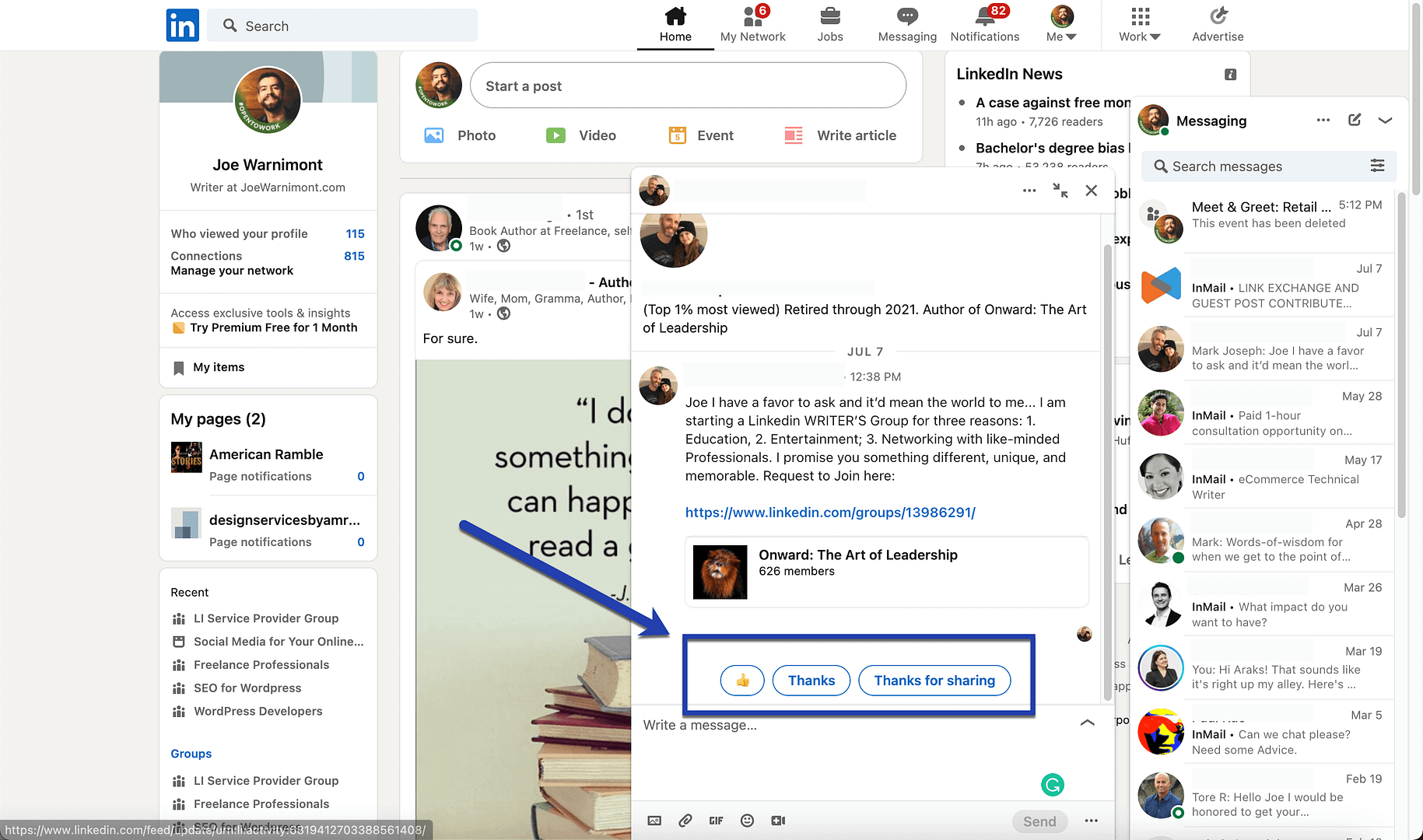 How to use LinkedIn Messages to Grow Your Business in 2024