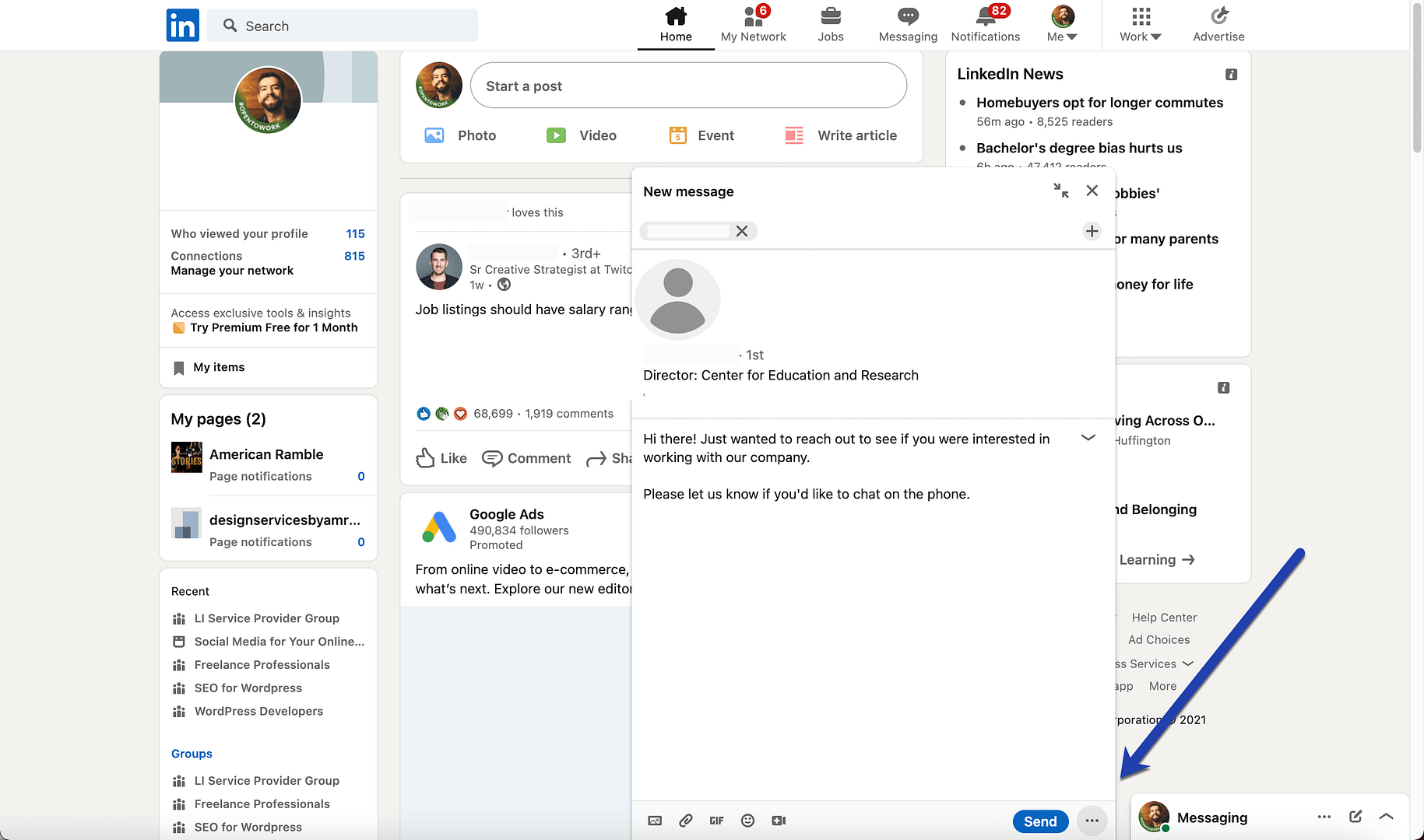 How to use LinkedIn Messages to Grow Your Business in 2024