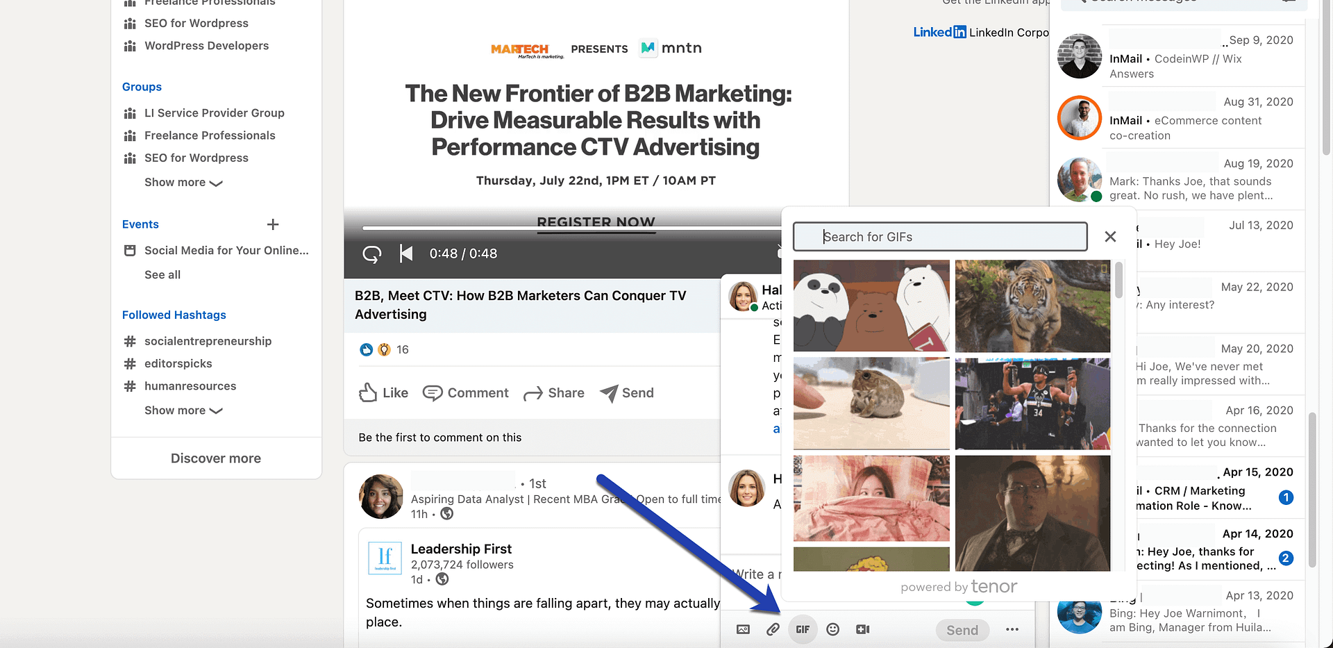 How to use LinkedIn Messages to Grow Your Business in 2024