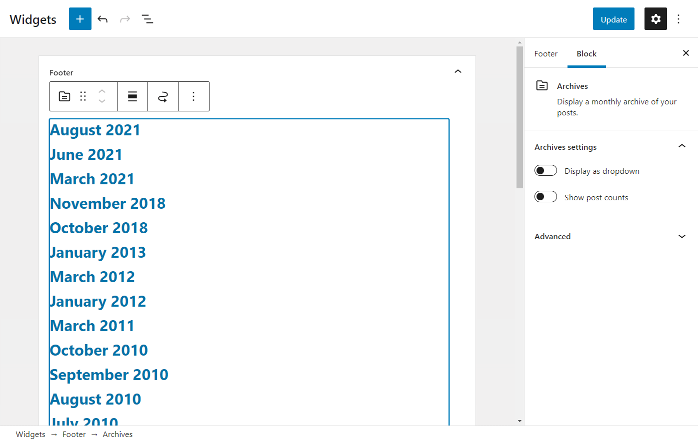 How to Use the New Block-Based WordPress Widget Editor