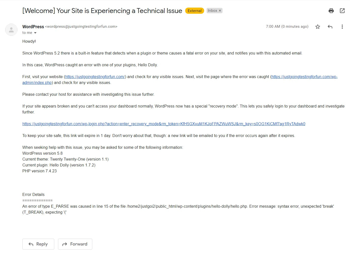 WordPress Recovery Mode: What Is It and How to Use It to Fix Your Site
