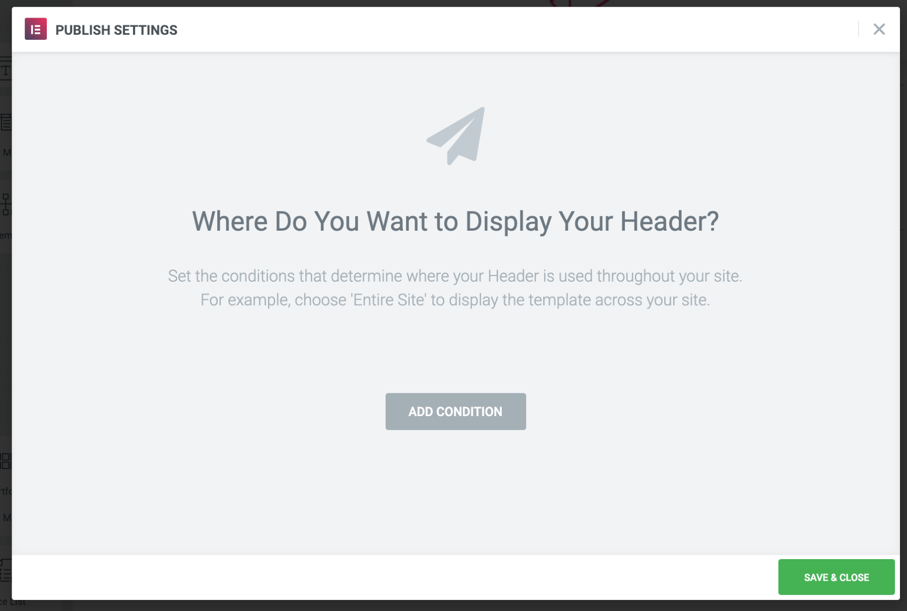How to Create Custom Headers & Footers With Elementor