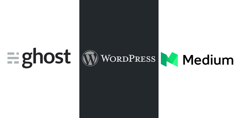 WordPress vs Ghost vs Medium - Which Is Best for Blogging?