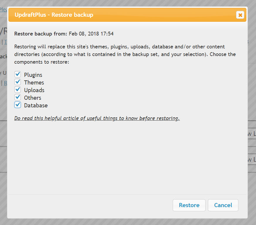 How to Backup a WordPress Site for Free: Step by Step, With UpdraftPlus