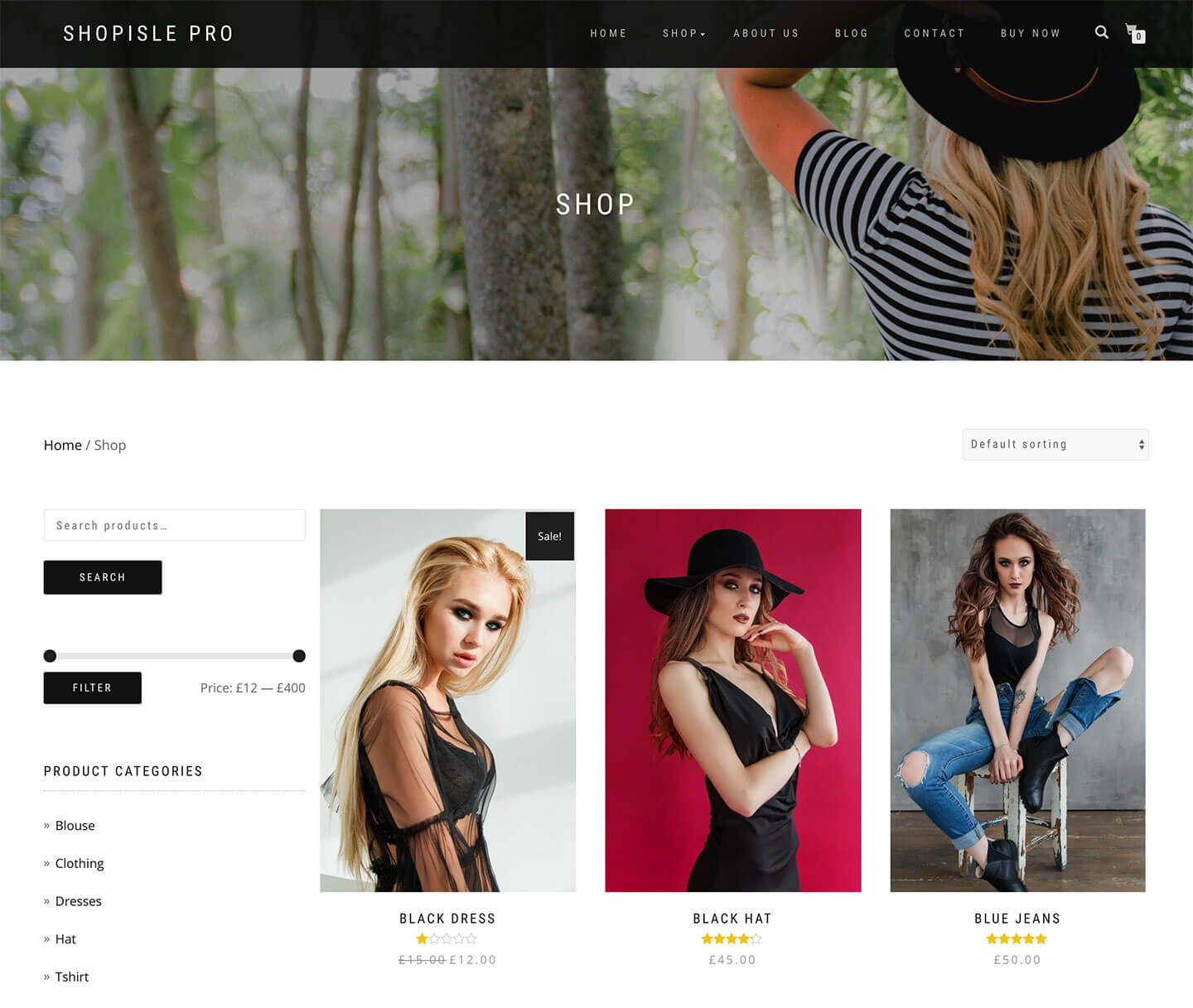 ShopIsle PRO - Modern WordPress theme for online shops @ ThemeIsle